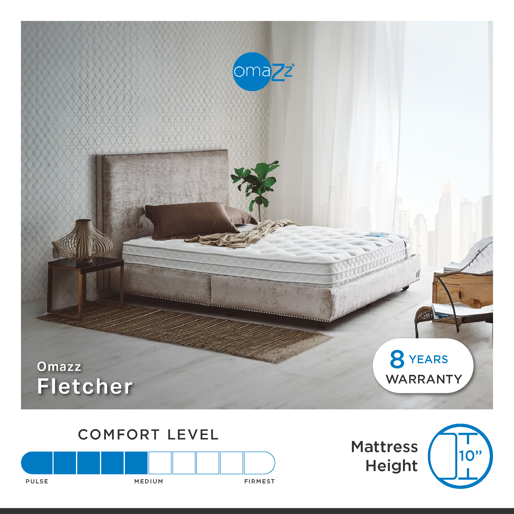 ที่นอน Omazz® รุ่น Fletcher | Omazz ประเทศไทย