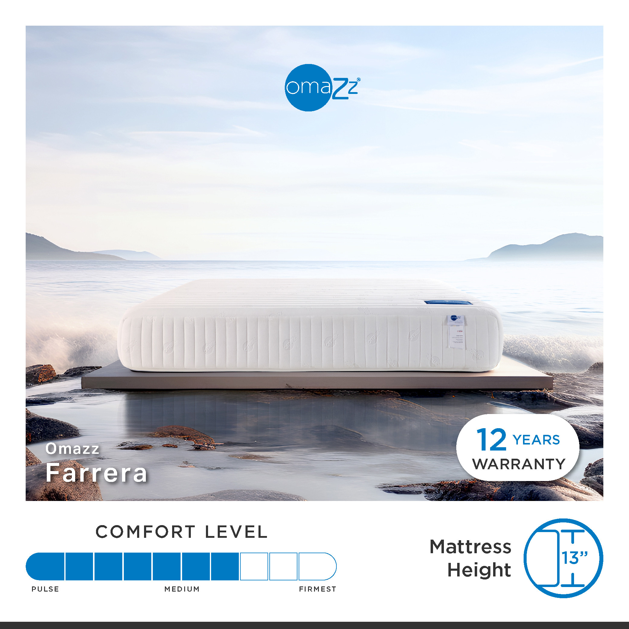 ที่นอน Omazz® รุ่น Farrera | Omazz ประเทศไทย